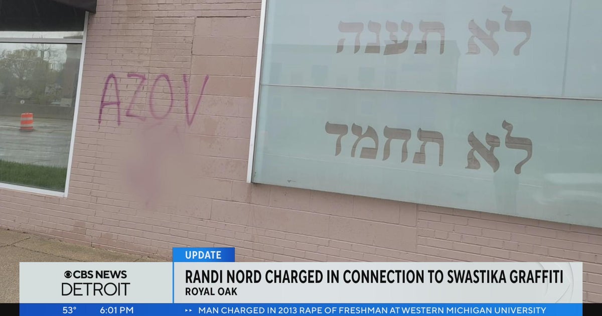 Woman charged with ethnic intimidation after allegedly vandalizing Royal Oak synagogue with ...