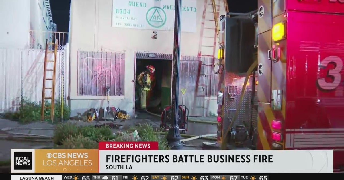 South Los Angeles commercial fire damages an Alcoholics Anonymous ...