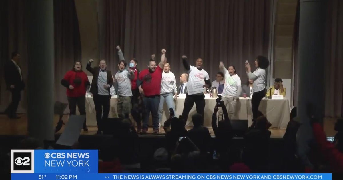 Protests erupt during rent hike vote for rent-stabilized apartments ...