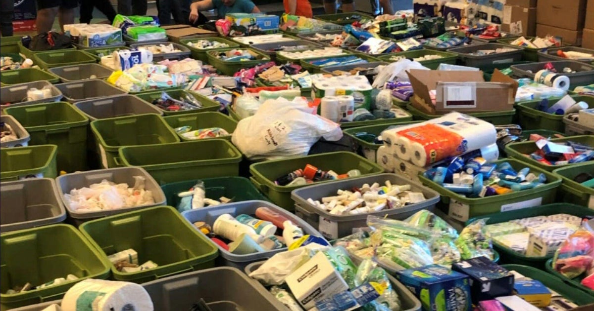 Hygiene Drive collects much needed products for people in need - CBS ...