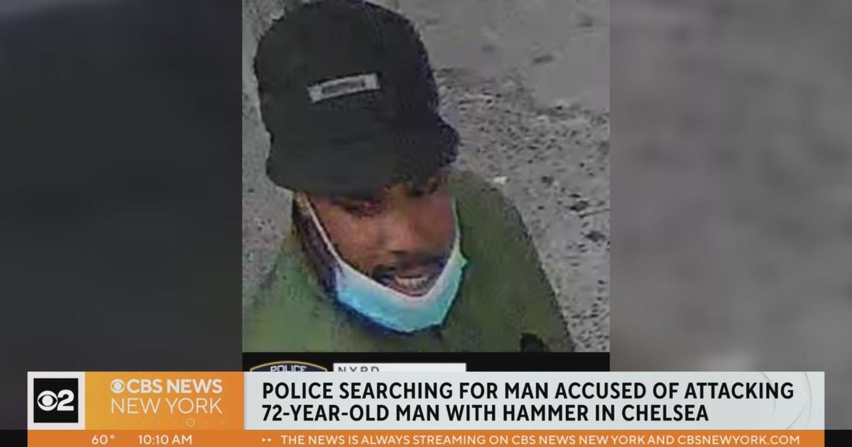 NYPD: Man with hammer attacked 72-year-old in Chelsea - CBS New York