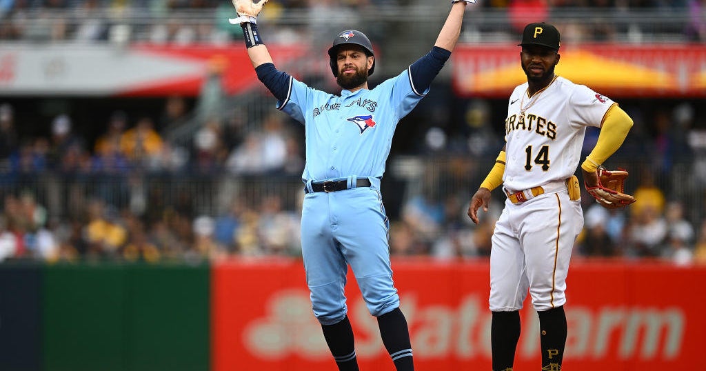 Merrifield has 4 RBIs, Blue Jays win 10-1, Pirates skid at 7 - CBS ...