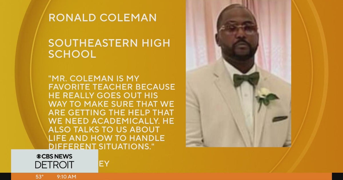 Teacher Appreciation Week: Ronald Coleman of Detroit Southeastern High ...