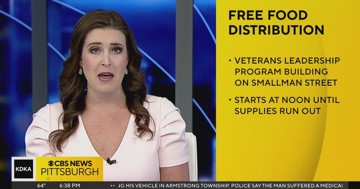 Veterans Leadership Program holding free food distribution - CBS Pittsburgh