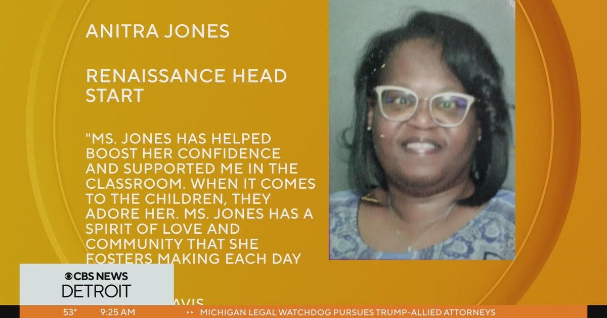 Teacher Appreciation Week: Anitra Jones of Renaissance Head Start - CBS ...