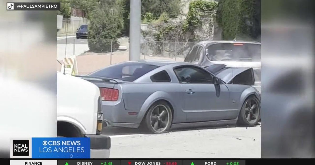 Caught on Camera: Man behind wheel of Mustang goes on rampage while ...
