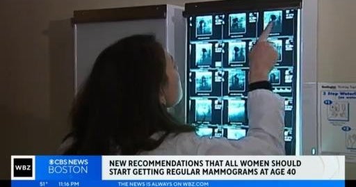 New recommendations that all women get regular mammograms starting at ...