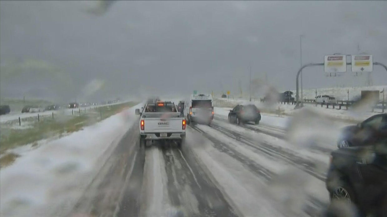 Heavy accumulation of hail along Colorado's Front Range as Denver ...