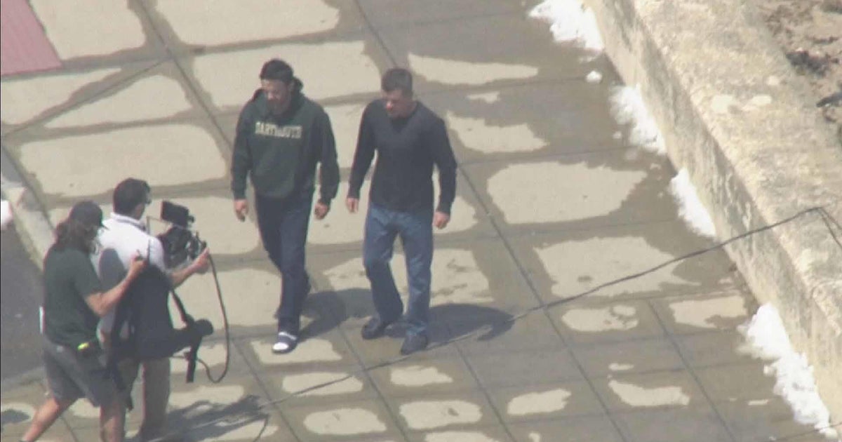 Matt Damon and Casey Affleck spotted filming "The Instigators" in ...