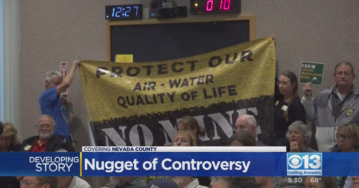 Plans to reopen Nevada County gold mine sparks controversy - CBS Sacramento
