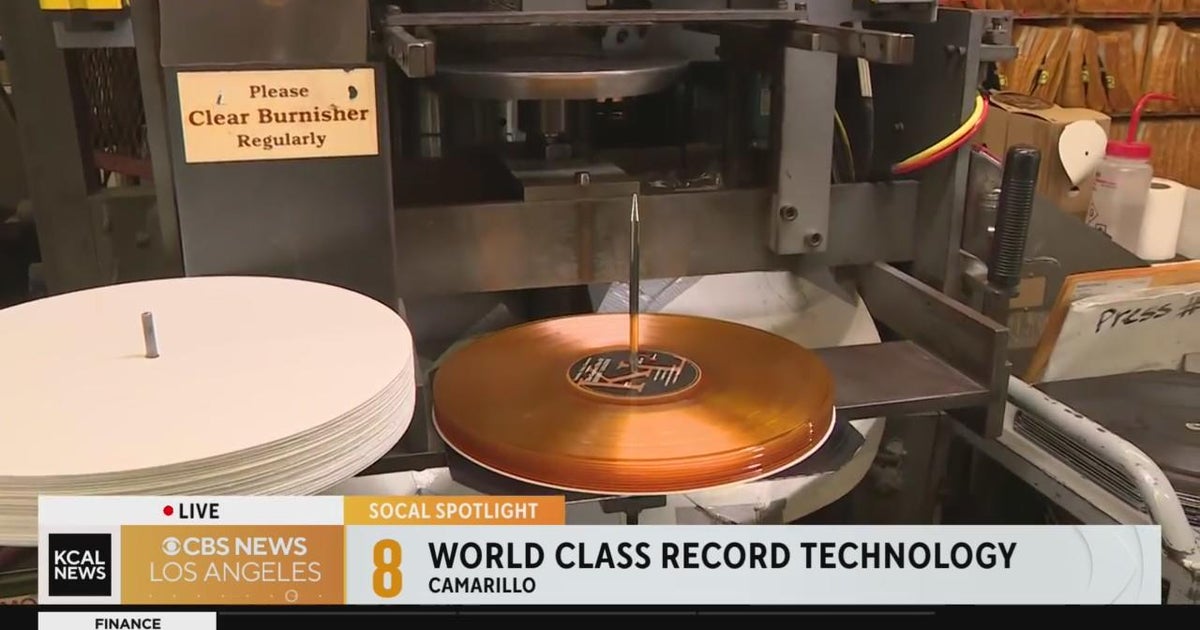 SoCal Spotlight: Creating music records in Camarillo - CBS Los Angeles