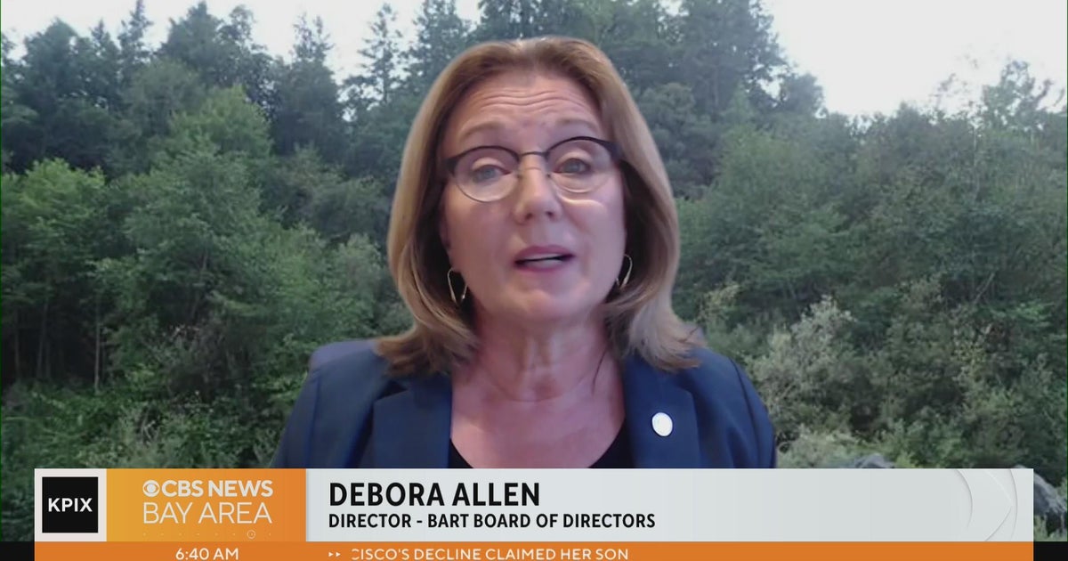 BART Director Debora Allen on rider safety - CBS San Francisco