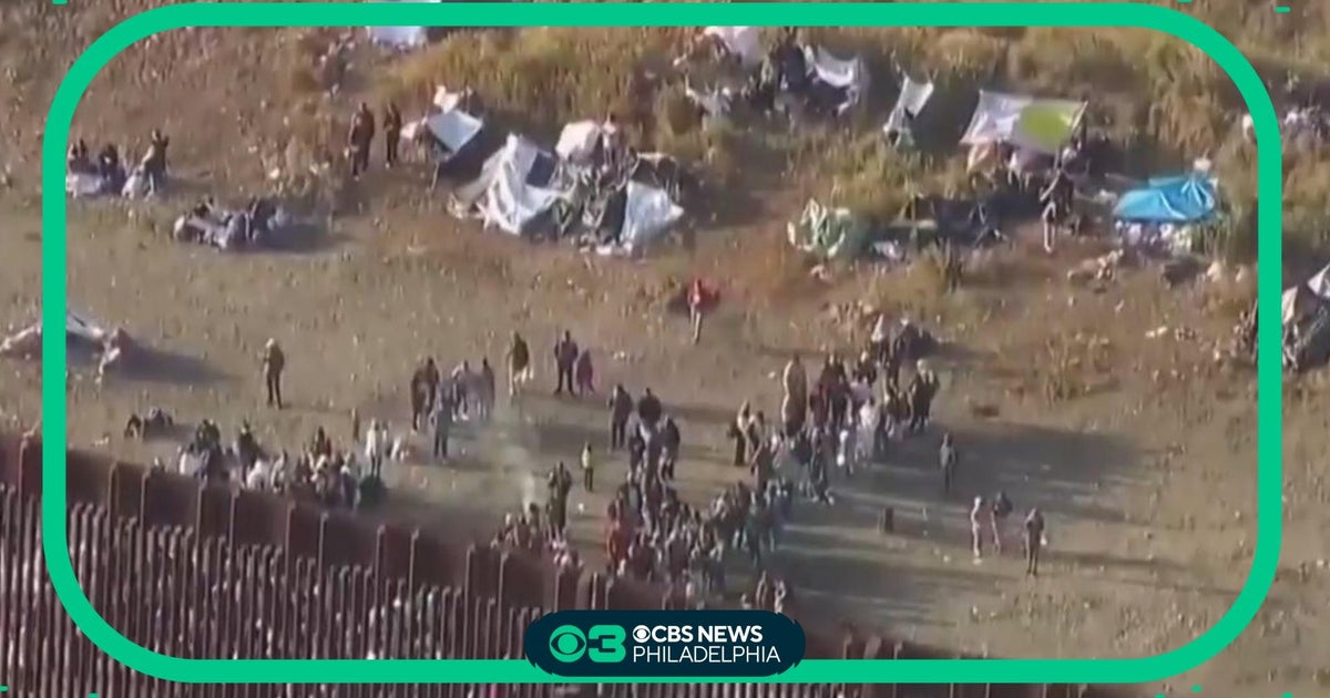 Border crossings dip, but officials still preparing for big surge - CBS ...