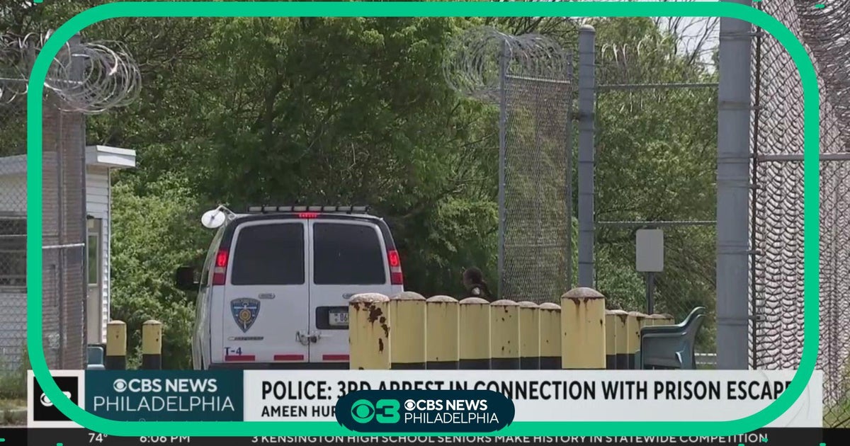 Third arrest made in connection to Philadelphia prison escape - CBS ...