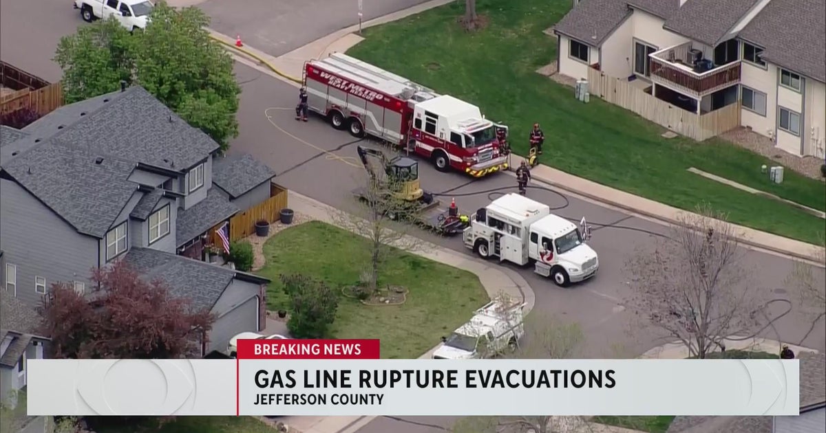 Evacuations ordered in Jefferson County after gas line severed - CBS ...