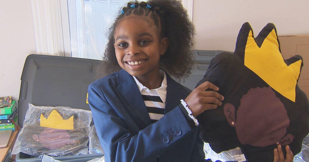 8-year-old Isis McFadden starts Little Regalia pillow company to ...
