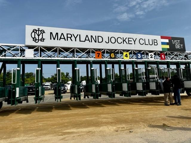 Where's Marty? Off to the races at Pimlico Race Track ahead of ...