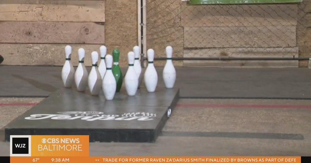 Footbowling? A new hybrid sport comes to Baltimore - CBS Baltimore