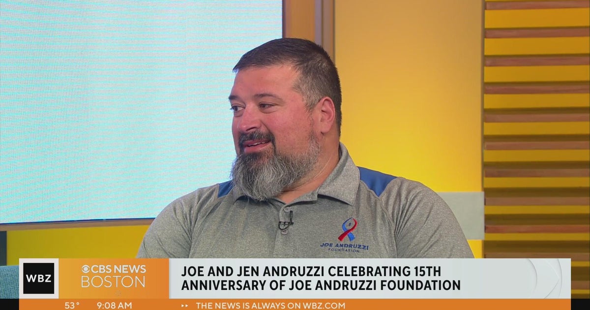 Joe and Jen Andruzzi celebrating 15th anniversary of Joe Andruzzi ...