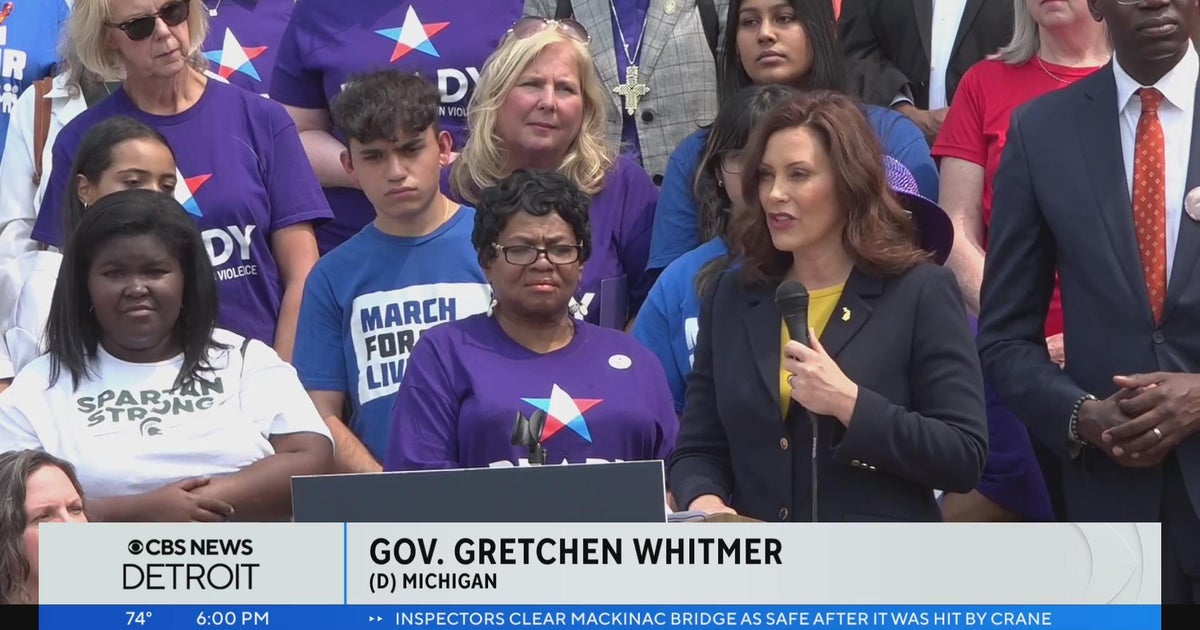 Governor Whitmer signs red flag bill into law - CBS Detroit