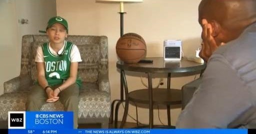 10-year-old in remission said Jayson Tatum gave him strength during ... 10-year-old in remission said Jayson Tatum gave him strength during ...