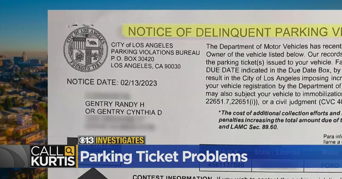 Call Kurtis investigates parking ticket problems - CBS Sacramento