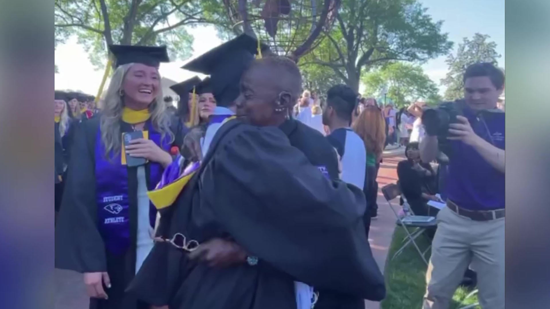 Watch The Uplift: Students say goodbye to beloved security guard - Full ...