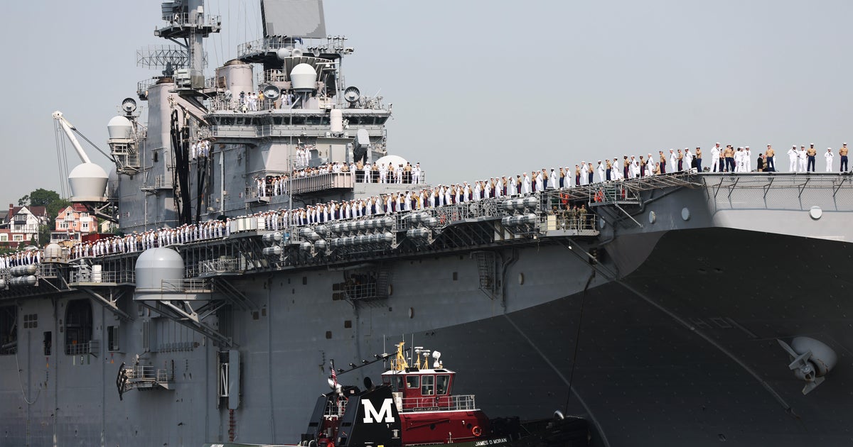 Fleet Week: Public can tour U.S.S. Wasp starting Thursday - CBS New York