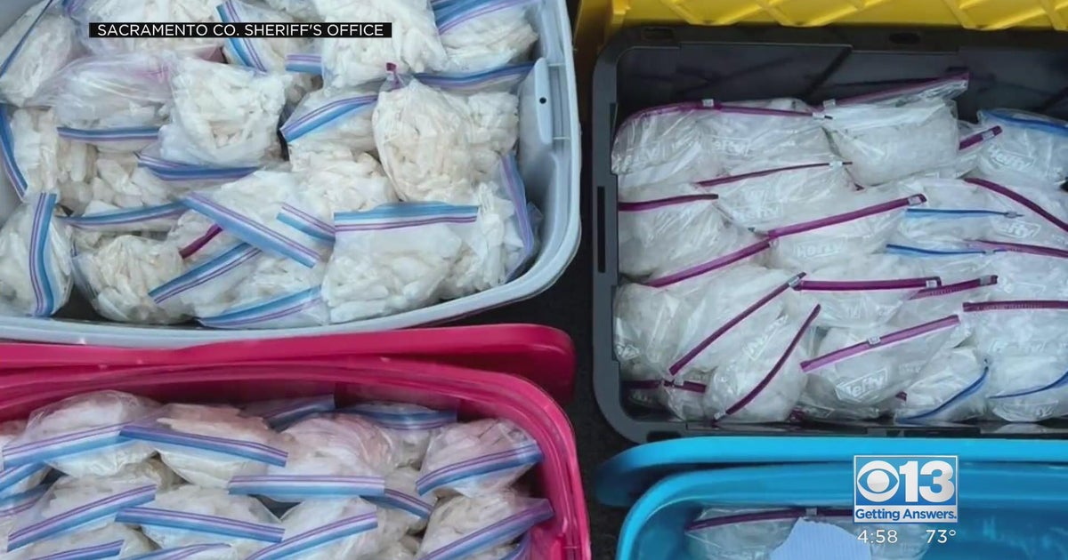 Drug bust intercepts millions worth of meth headed to Sacramento - CBS ...