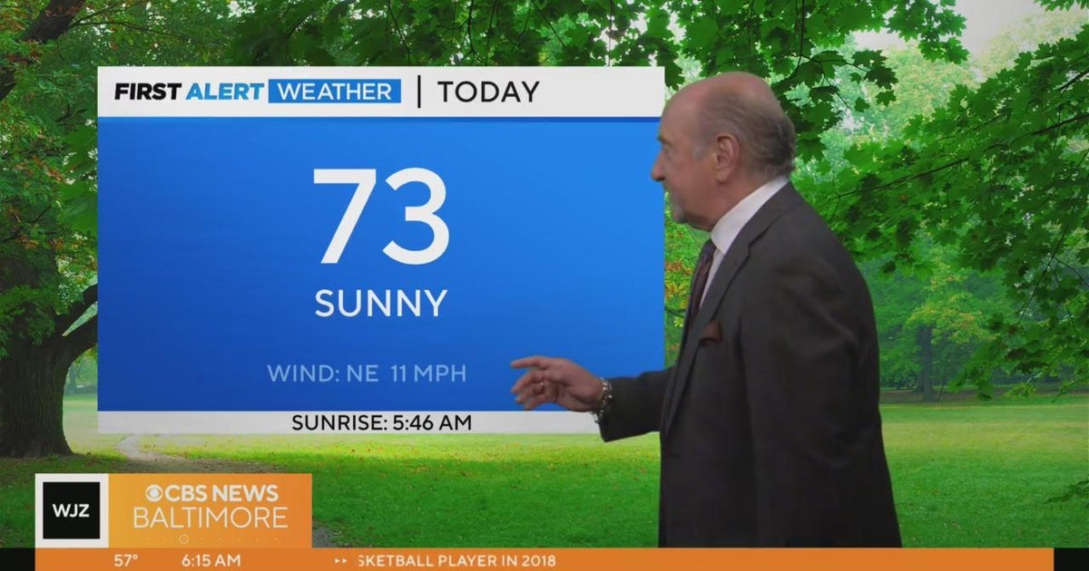 Marty Bass has your Thursday morning forecast 5/25/2023 - CBS Baltimore