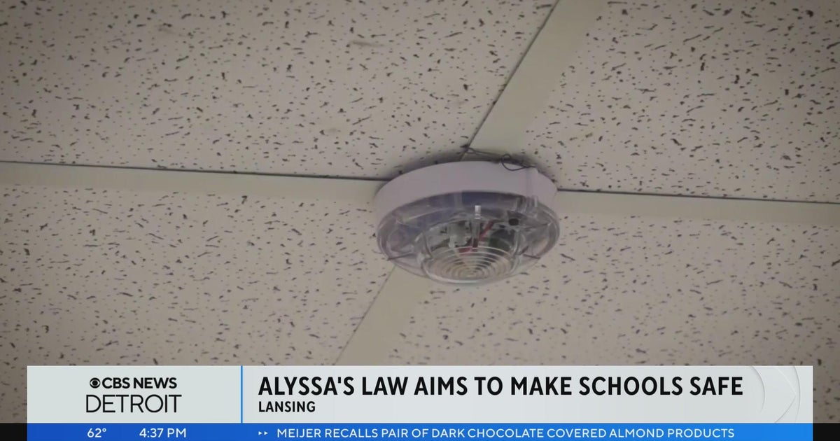 Michigan Rep. Brenda Carter introduces "Alyssa's Law" - CBS Detroit