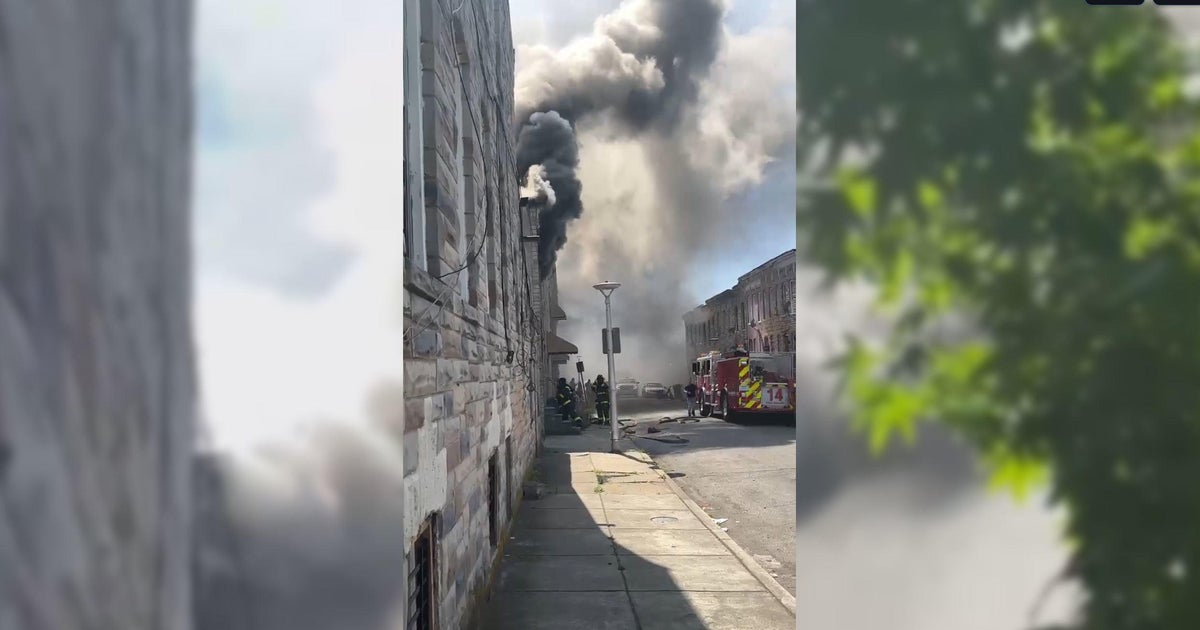Fire breaks out at vacant home in Southwest Baltimore - CBS Baltimore
