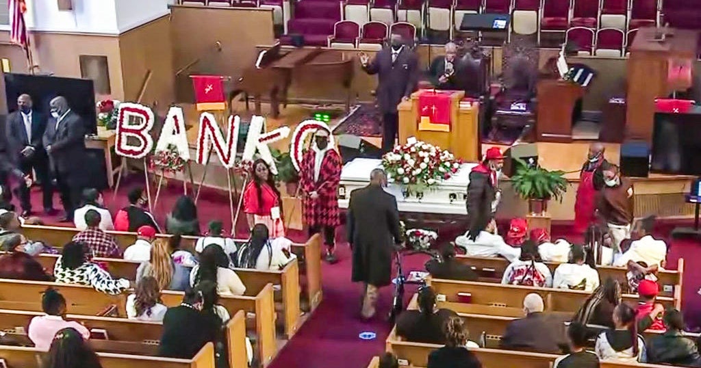 Emotions boil over at Banko Brown funeral - CBS San Francisco