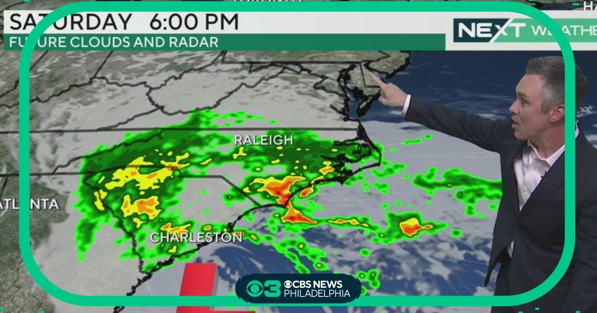 NEXT Weather: Who sees weekend rain - CBS Philadelphia