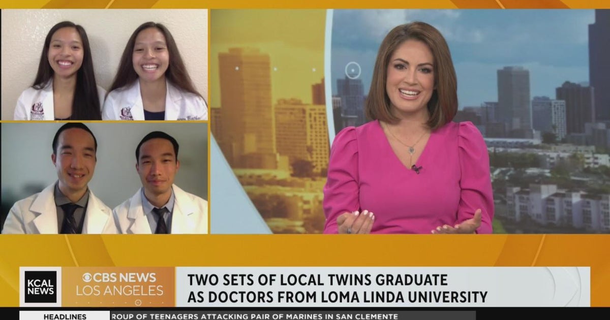 Seeing double: Two sets of twins receive doctorates on same day - CBS ...
