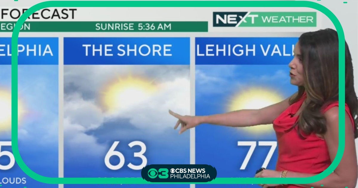NEXT Weather: Cool and breezy, tracking wildfire smoke - CBS Philadelphia