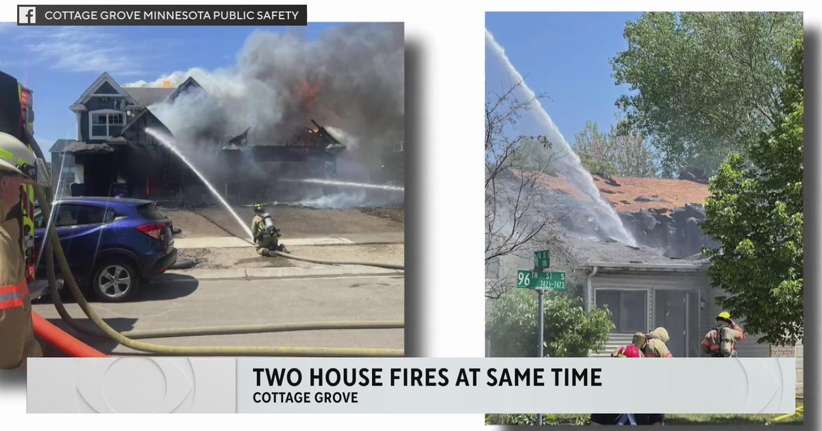 Firefighters battle two Cottage Grove house fires at the same time ...