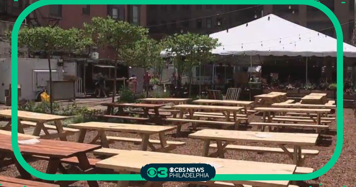 New cocktail and beer garden opens in Rittenhouse Square - CBS Philadelphia