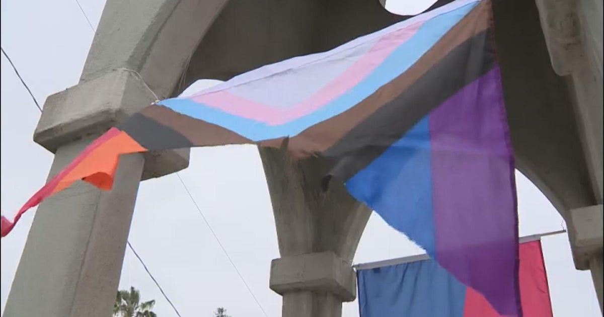 Pride flags on Shakespeare Bridge in Franklin Hills vandalized - CBS ...