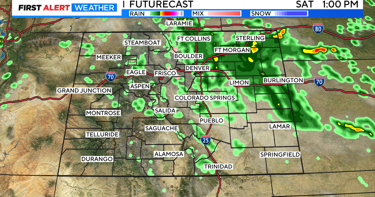 Denver weather: Wet weather and cooler temperatures - CBS Colorado