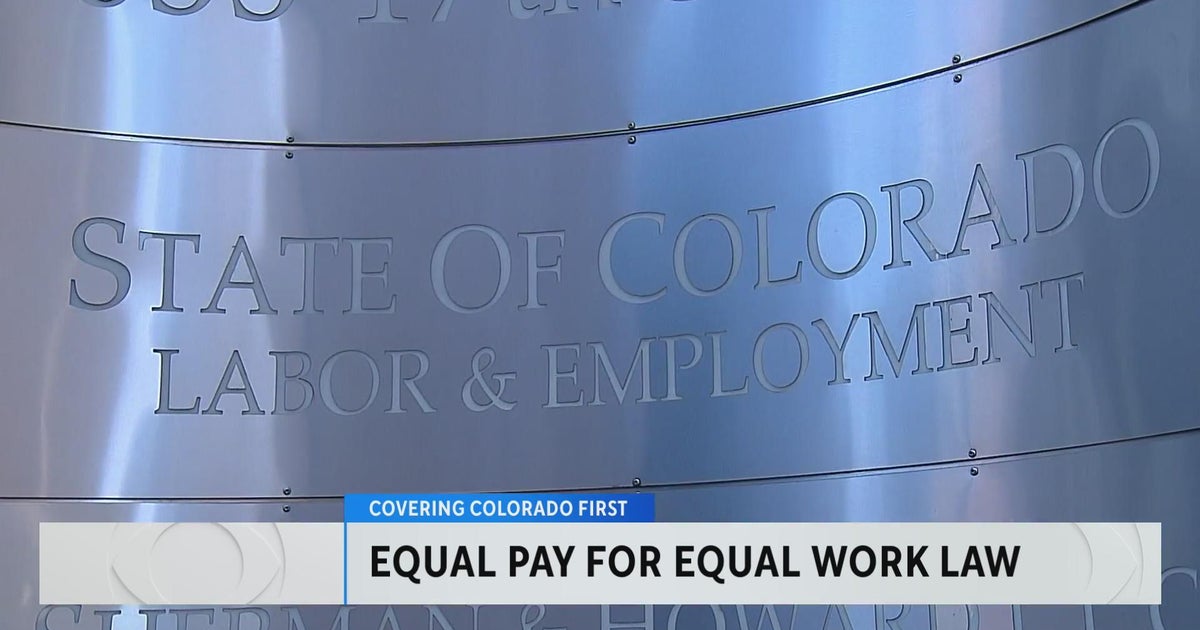 New law strengthens existing equal pay for equal work law - CBS Colorado