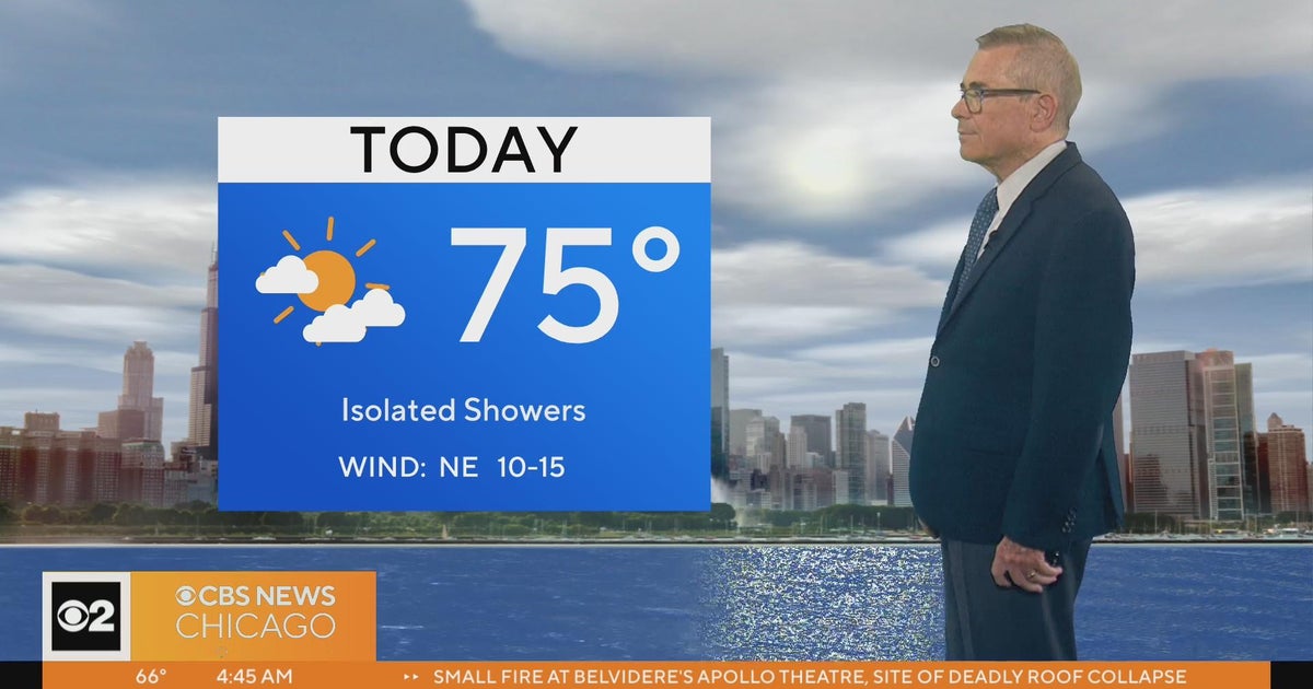 Chicago First Alert Weather: Slightly cooler temperatures - CBS Chicago