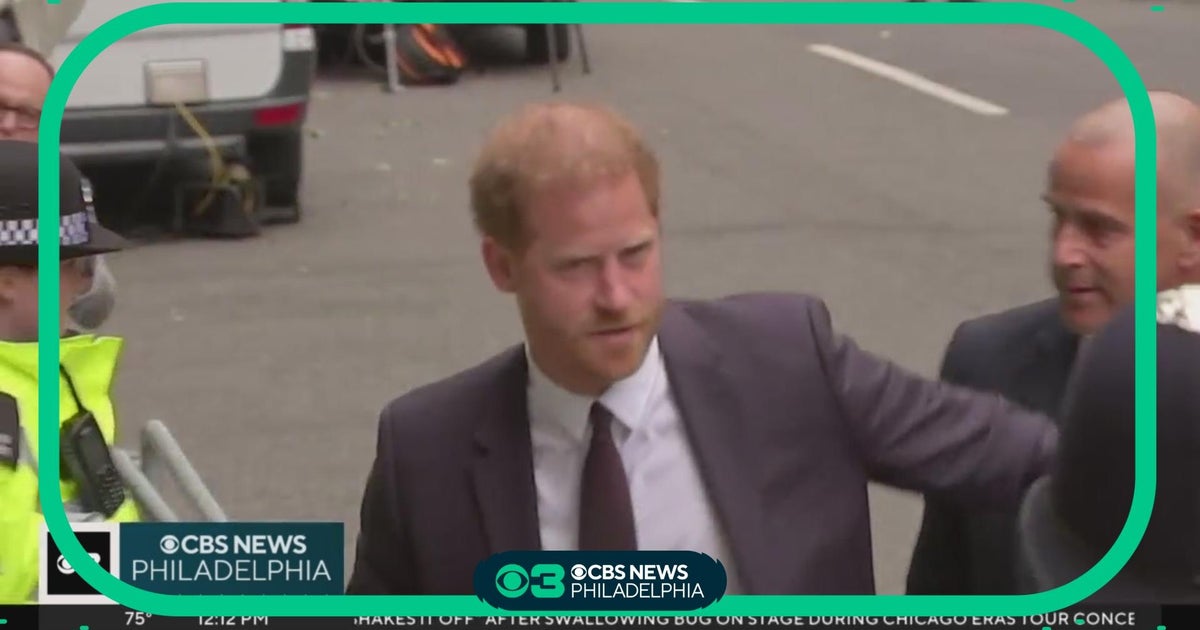 Prince Harry testifies in court case - CBS Philadelphia