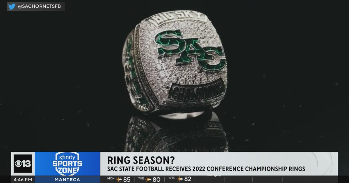 Sac State football receives 2022 conference championship rings - CBS ...