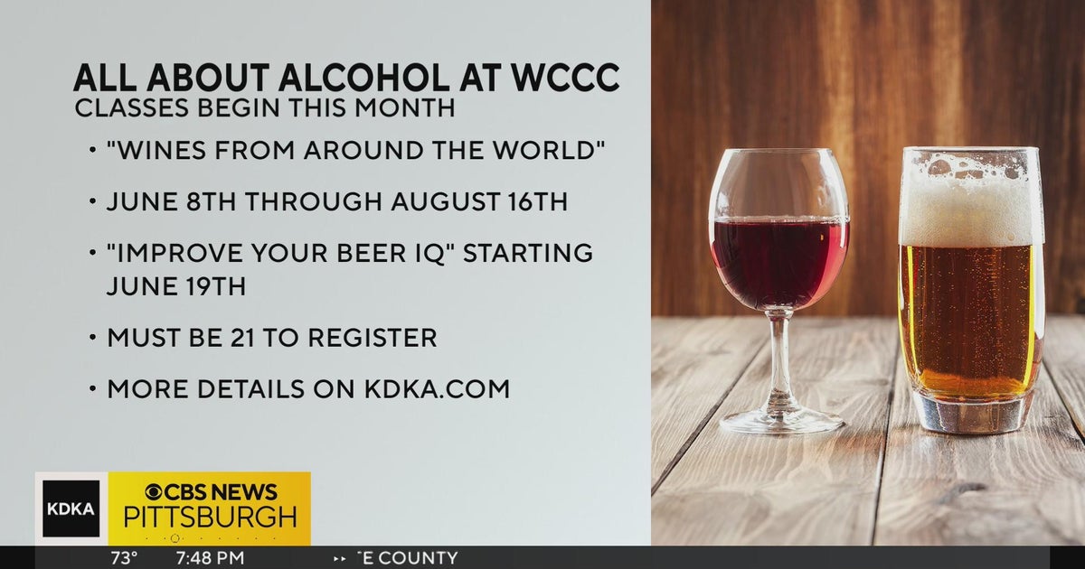 WCCC reviving 'All About Alcohol' classes - CBS Pittsburgh
