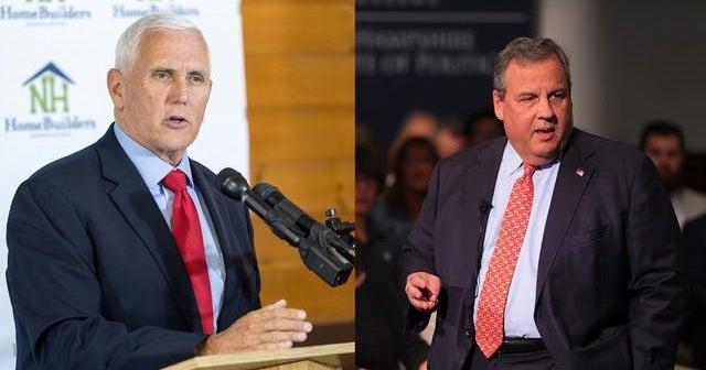 Christie targets Trump, Pence focuses on Biden as both enter 2024 race ...