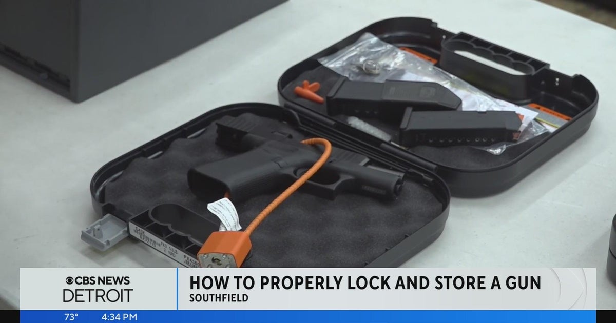 Gun store owner explains how to store and secure firearms - CBS Detroit