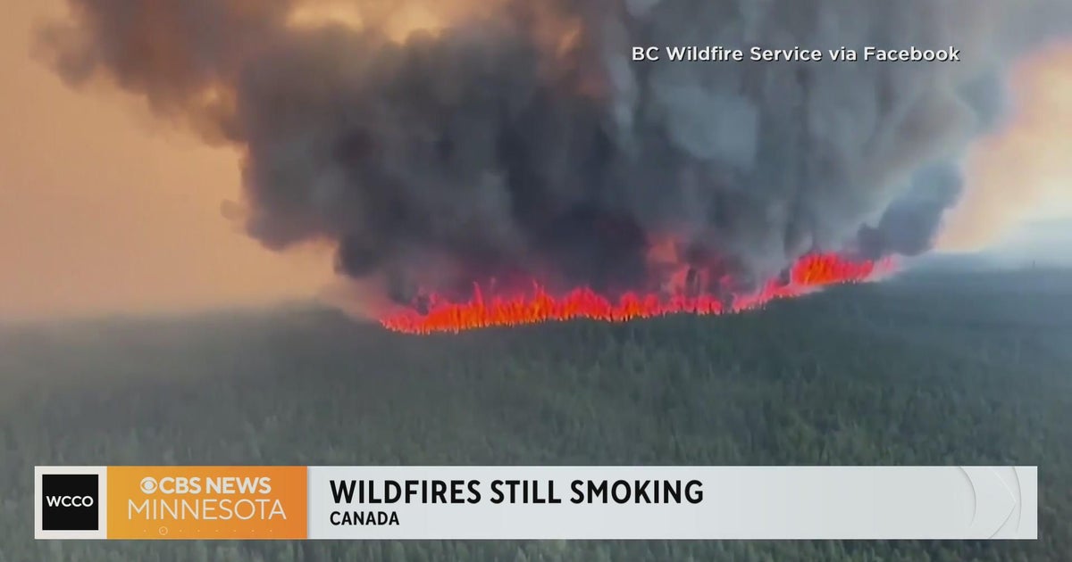 Canadian wildfires continue to burn, visible from space - CBS Minnesota