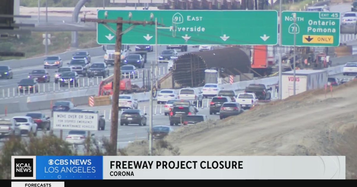 Eastbound lanes of 91 Freeway scheduled for overnight closures over ...