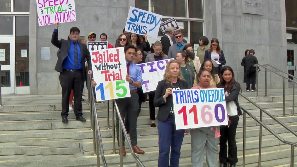 San Francisco public defender office protests court case backlog - CBS ...